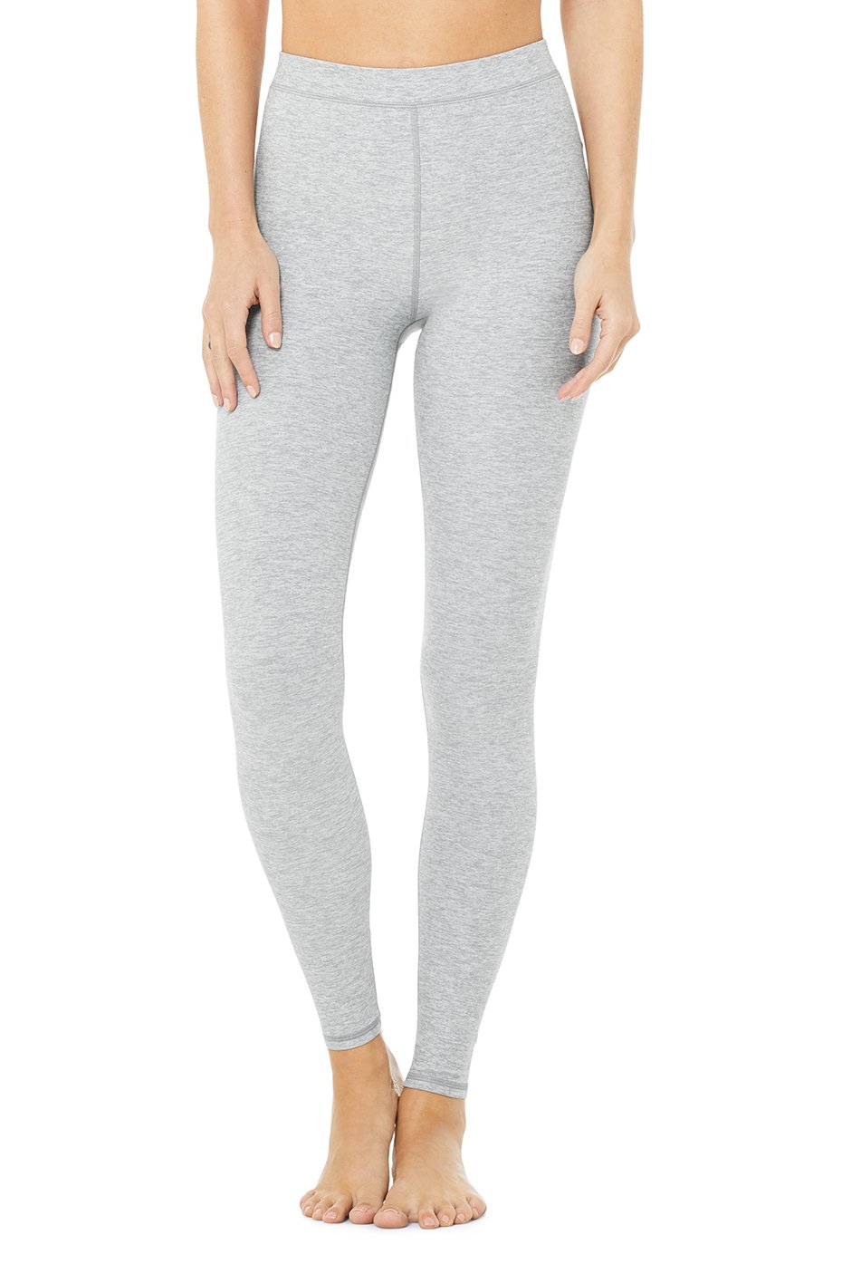 Alo Yoga High-Waist Alosoft Flow Legging In Zinc Heather - 41% Off